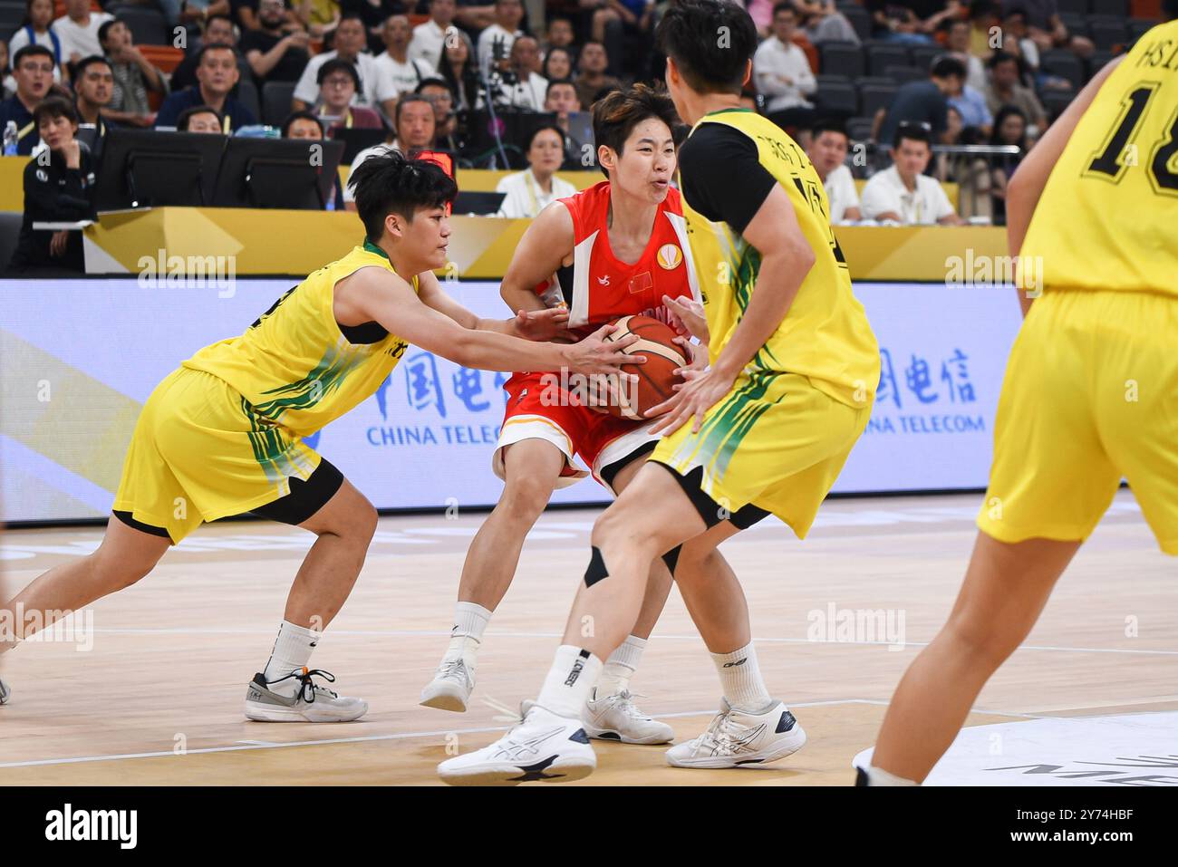 Chengdu, China. 27 September, 2024. Cathay Life vs Sichuan Yuanda Meile ...