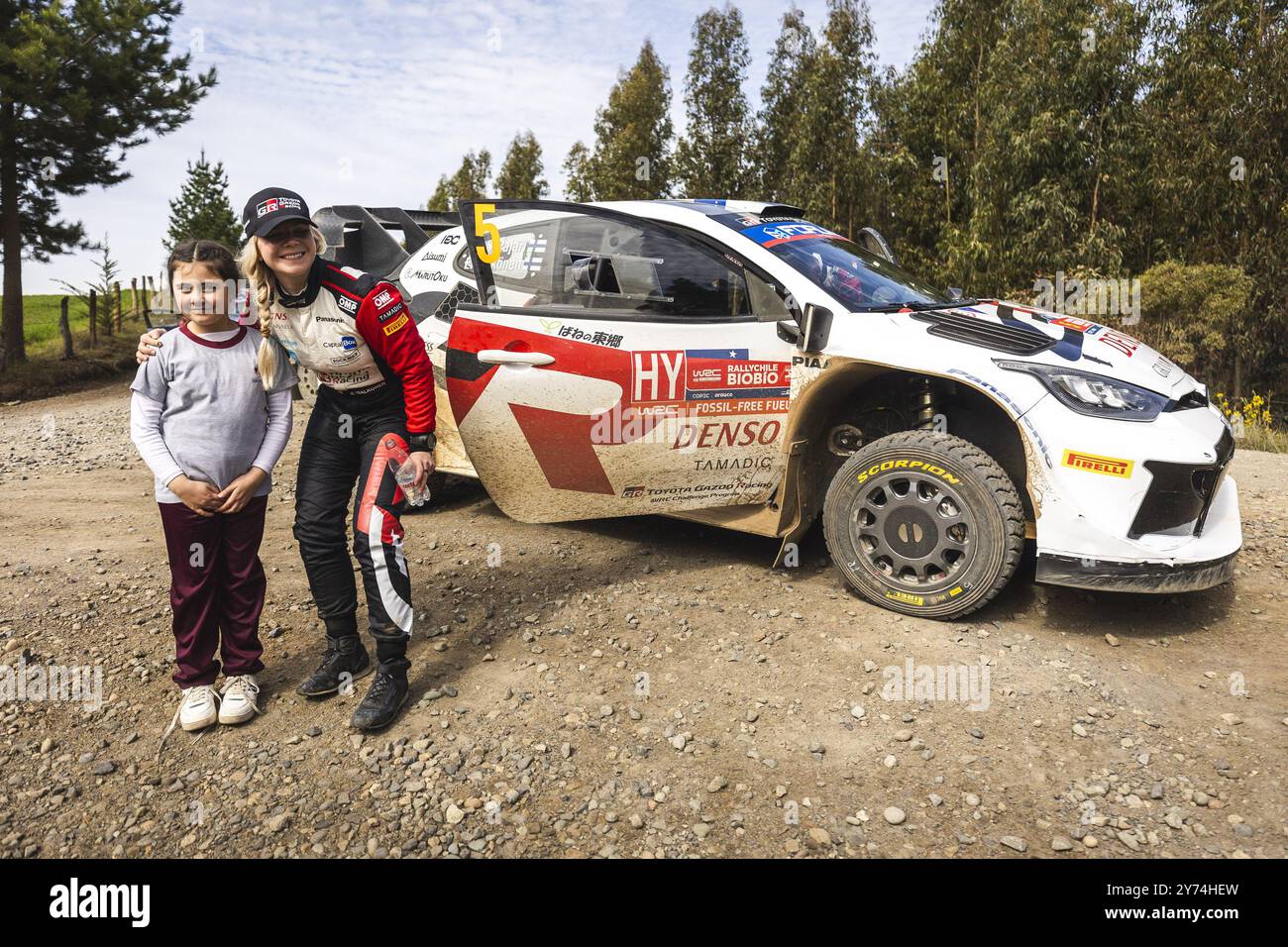 MALKONEN Enni, Toyota GR Yaris Rally1, portrait during the Rally Chile ...