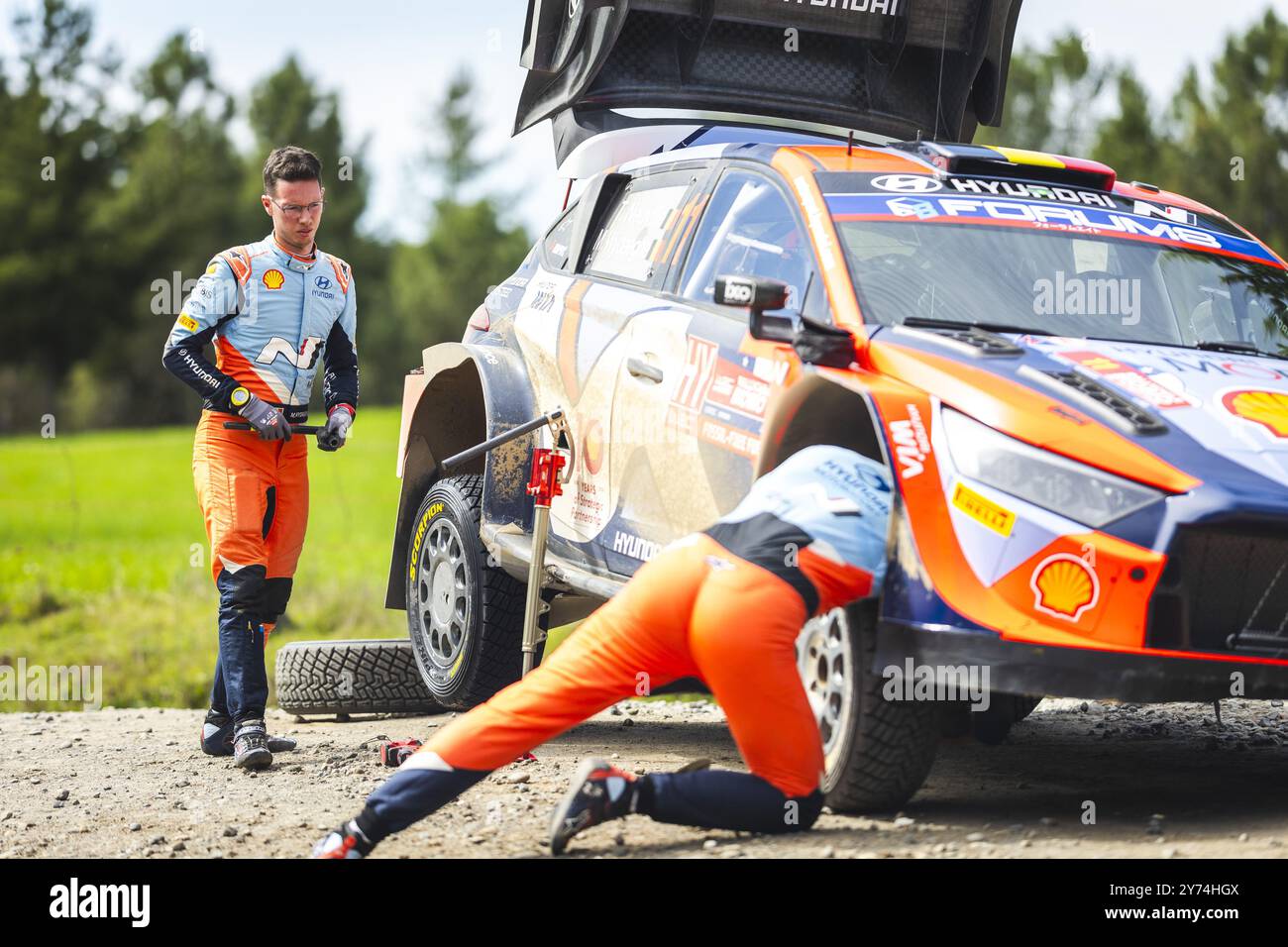 WYDAEGHE Martijn, Hyundai I20 Rally1, portrait during the Rally Chile ...