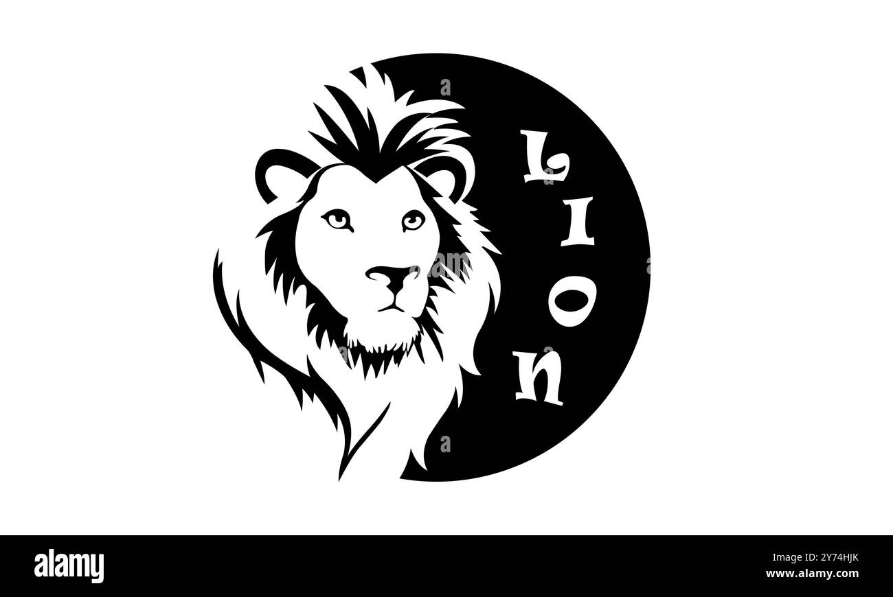 Lion head logo design concept of business owner, great venture. Logo ... Lion head logo design concept of business owner, great venture. Logo ...