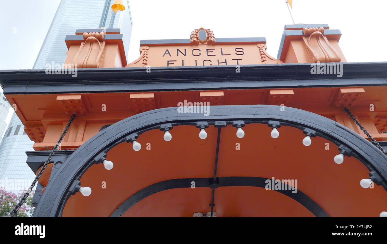 Los Angeles, California, USA 19th September 2024 Angels Flight Cable ...