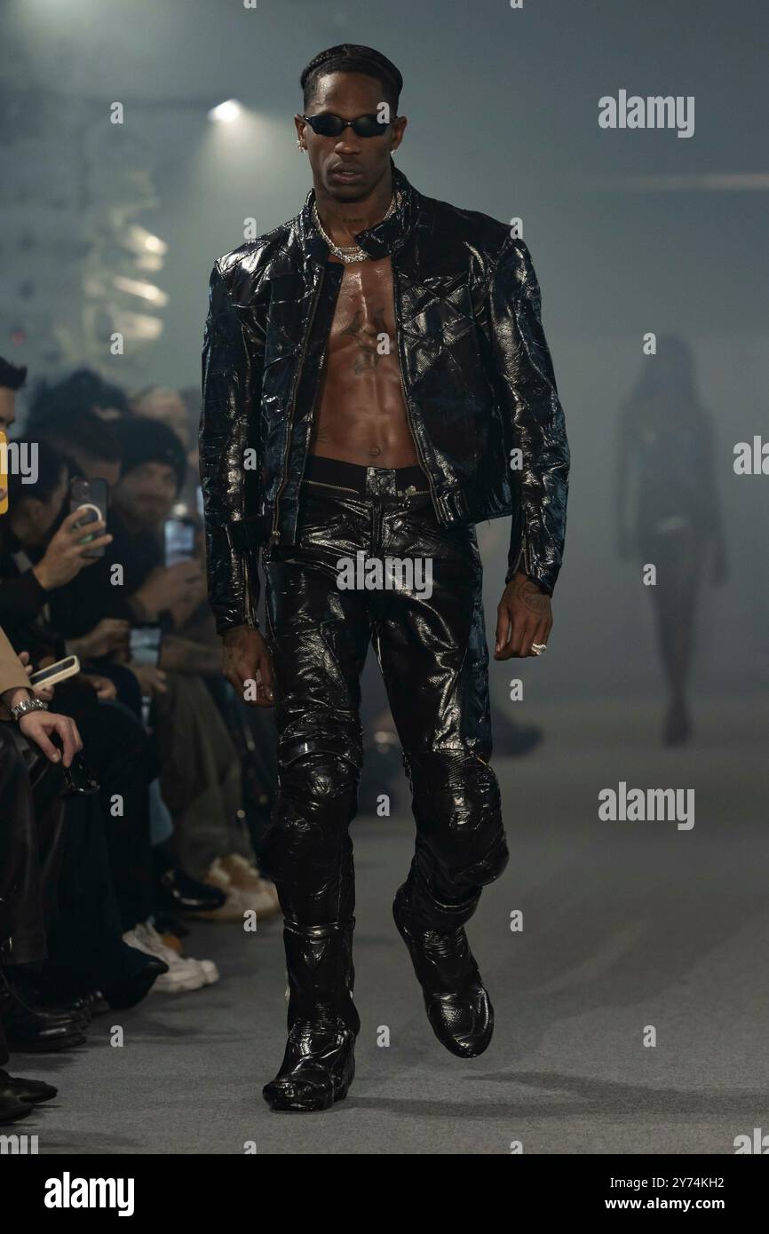 Paris, Frankreich. 27th Sep, 2024. Travis Scott at VETEMENTS Spring ...
