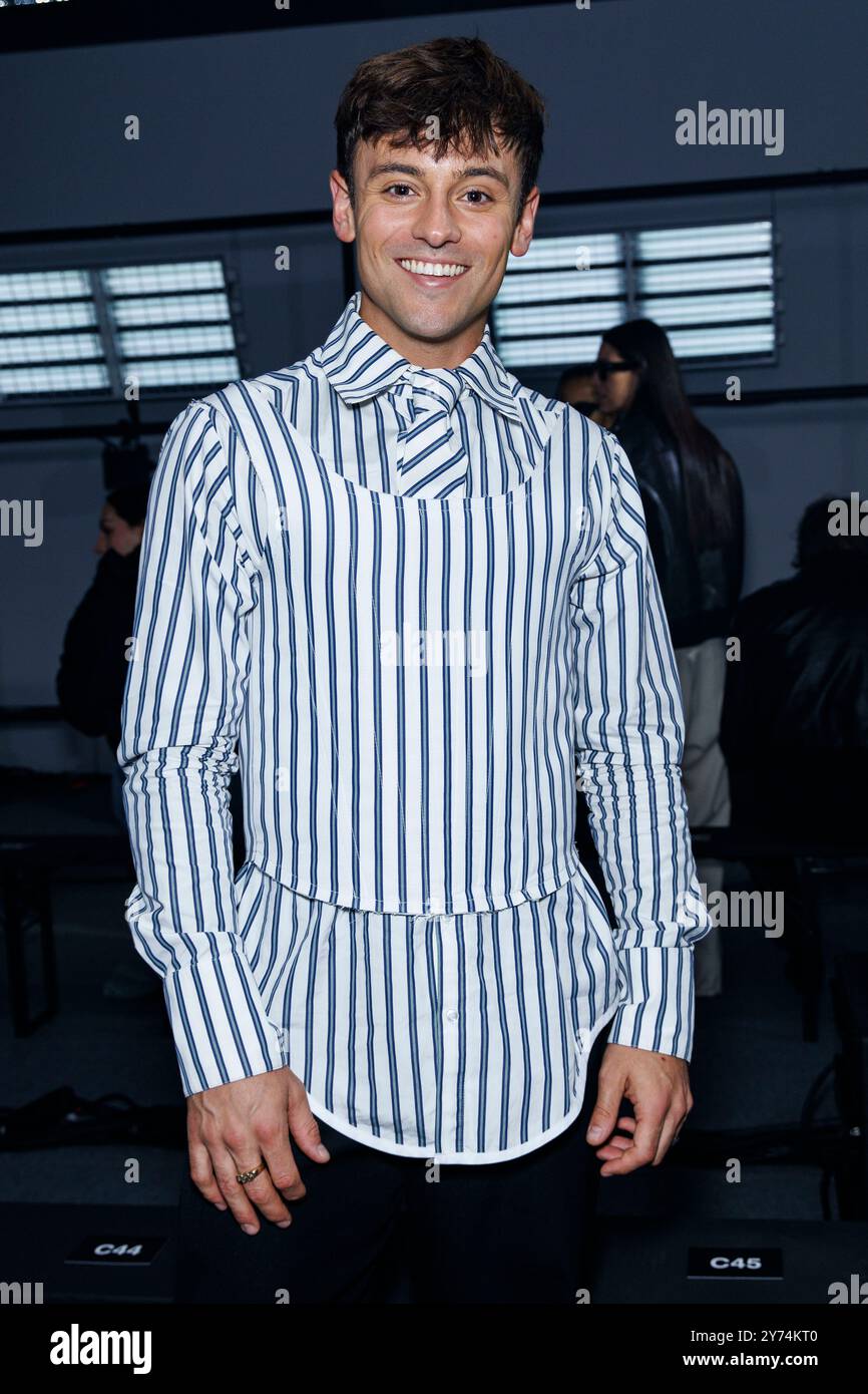 Paris, Frankreich. 27th Sep, 2024. Tom Daley attends VETEMENTS Spring ...