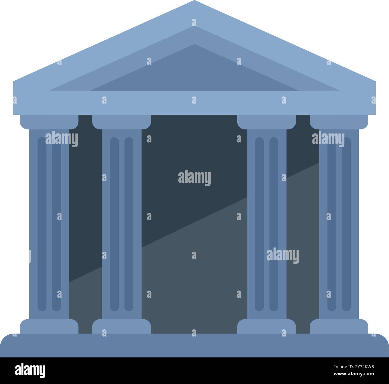 Illustration featuring a government building with columns, symbolizing ...