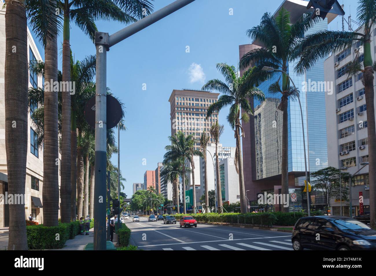 The Business Office tower buildings in Faria Lima, Sao Paulo, Brazil ...