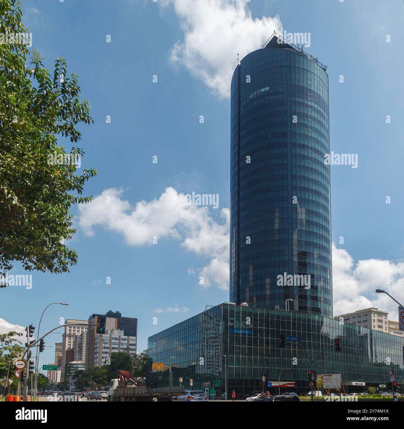 The Business Office tower buildings in Faria Lima, Sao Paulo, Brazil ...