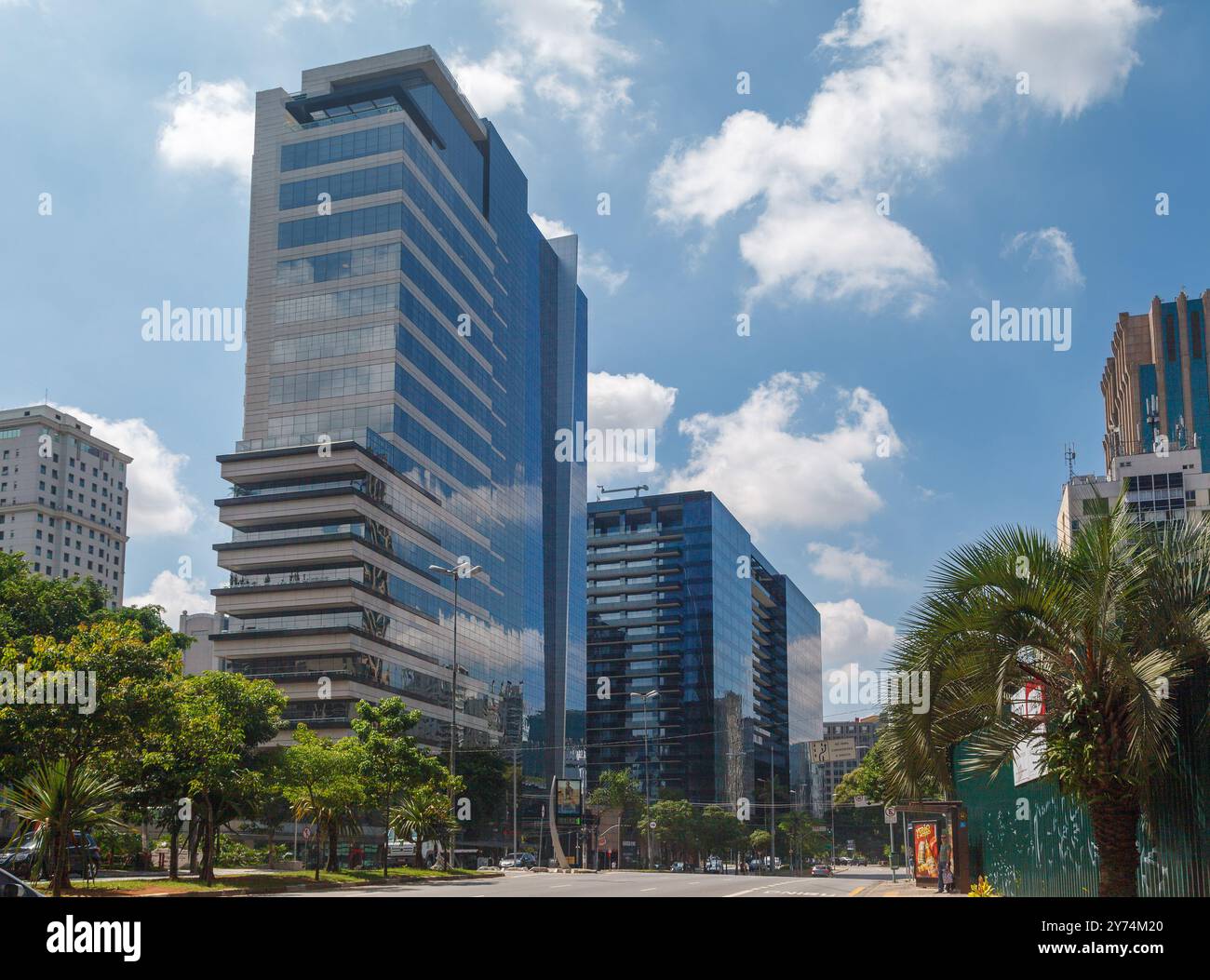 The Business Office tower buildings in Faria Lima, Sao Paulo, Brazil ...