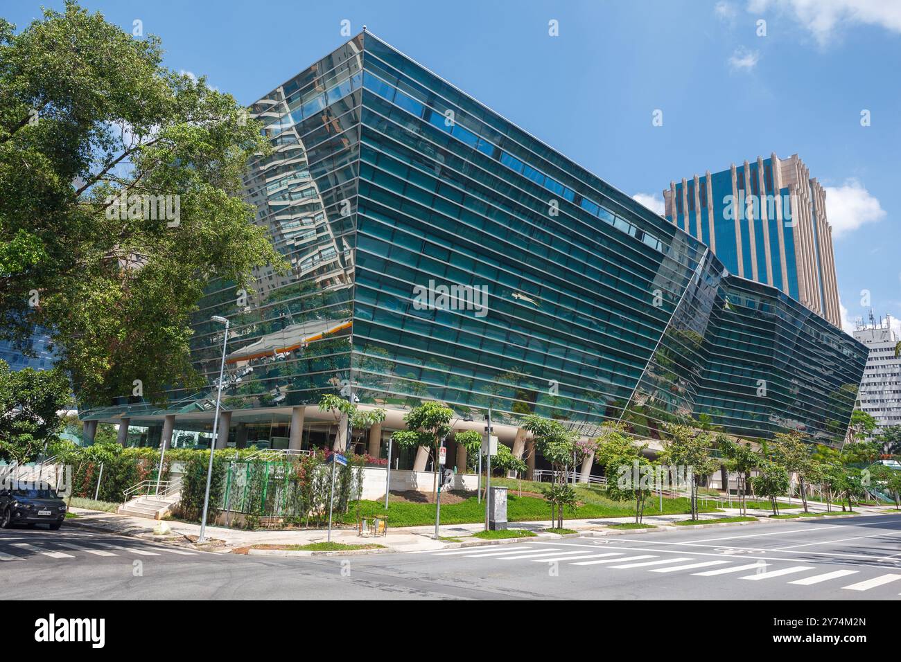 The Business Office tower buildings in Faria Lima, Sao Paulo, Brazil ...
