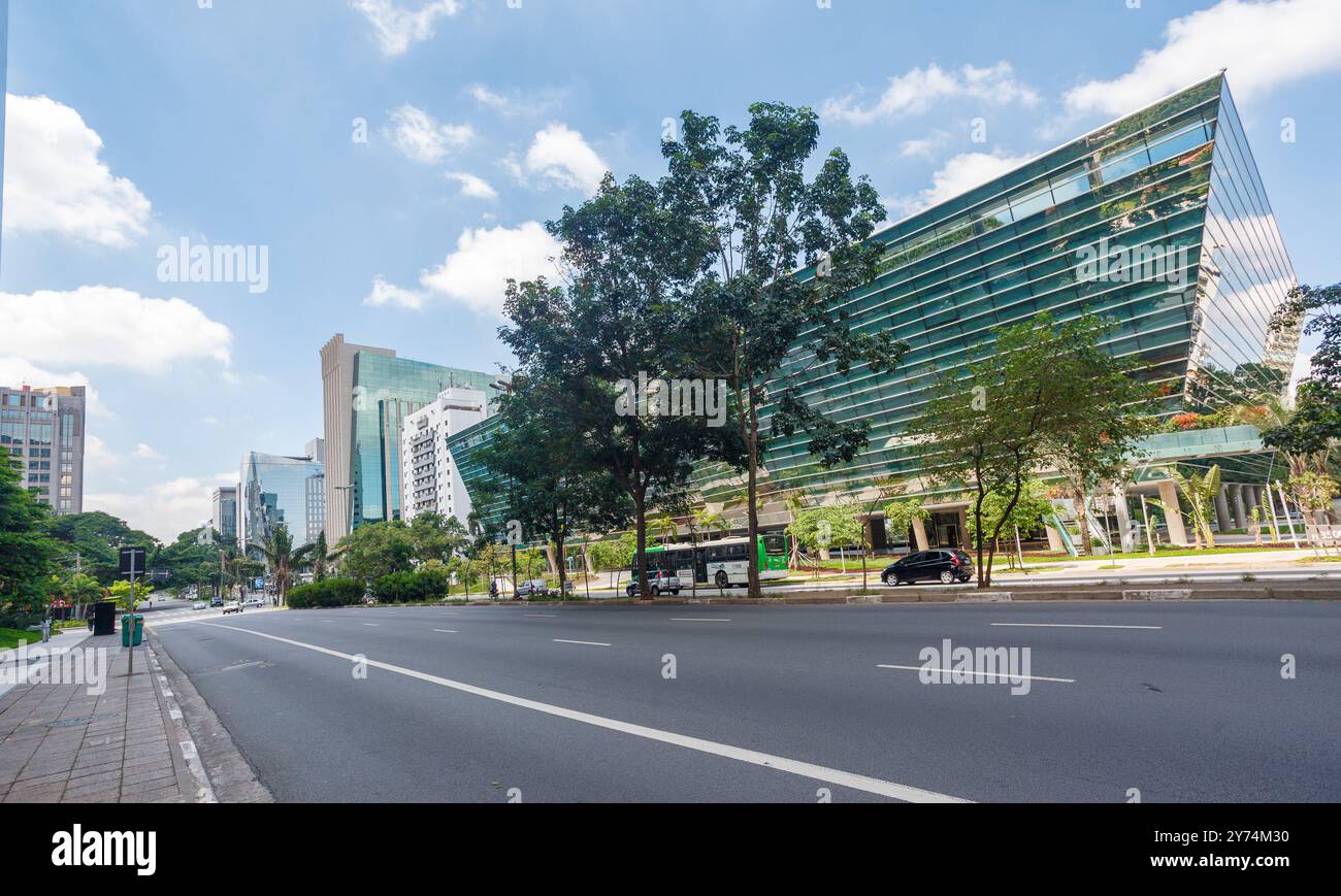 The Business Office tower buildings in Faria Lima, Sao Paulo, Brazil ...