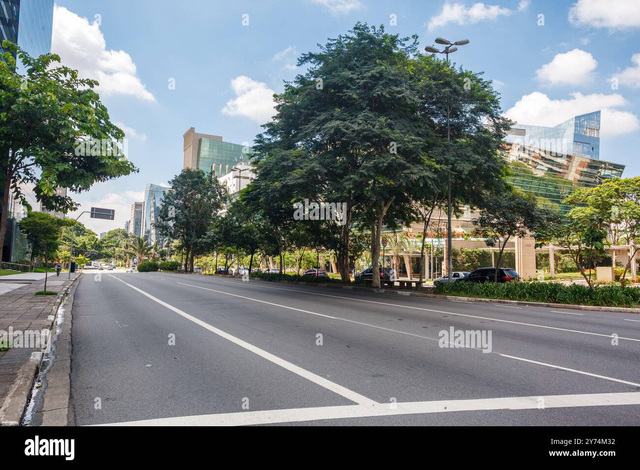The Business Office tower buildings in Faria Lima, Sao Paulo, Brazil ...