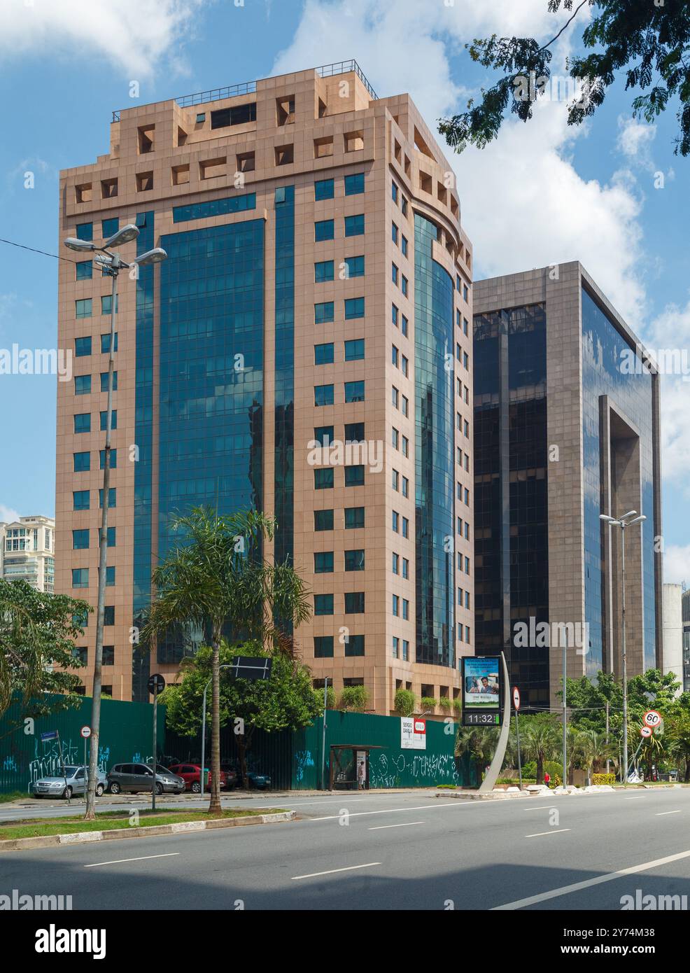 The Business Office tower buildings in Faria Lima, Sao Paulo, Brazil ...