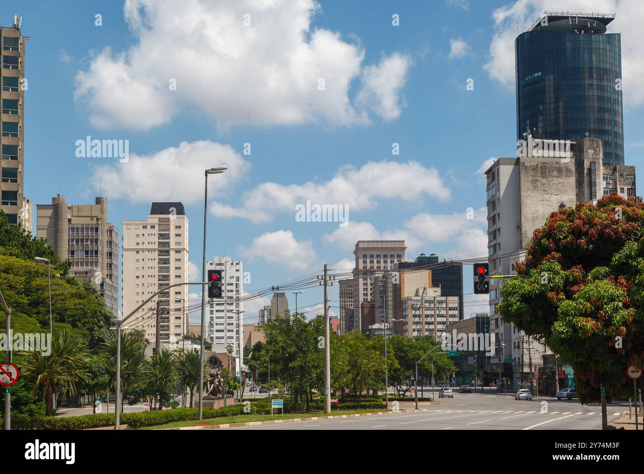 The Business Office tower buildings in Faria Lima, Sao Paulo, Brazil ...