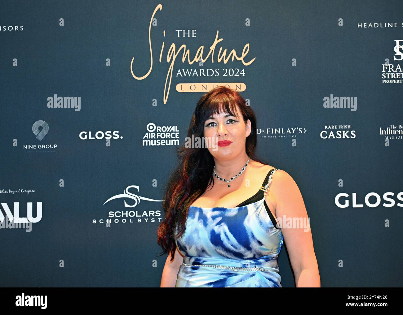 LONDON, UK. 27th Sep, 2024. Victoria Beale attends The Signature Awards ...