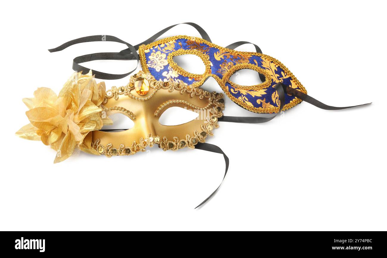 Beautiful masks carnival theater Cut Out Stock Images & Pictures - Alamy