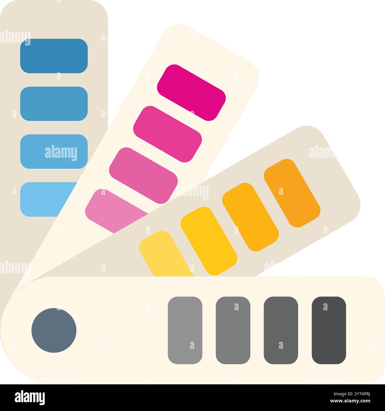 Color palette with different colors, perfect for designers working on ...