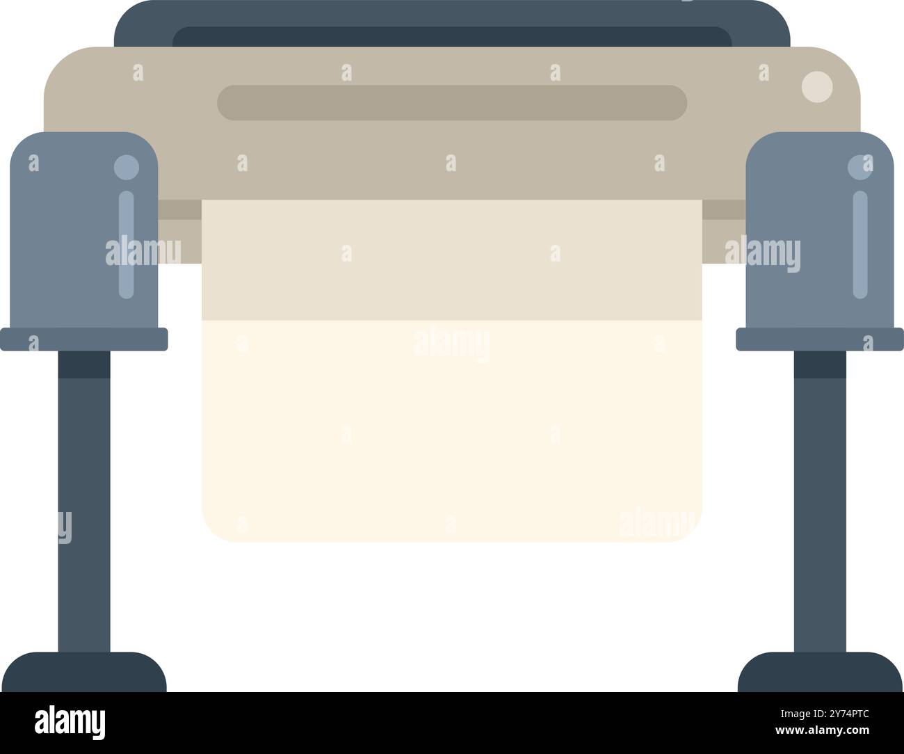 Industrial printing machine is creating custom designs on textiles ...