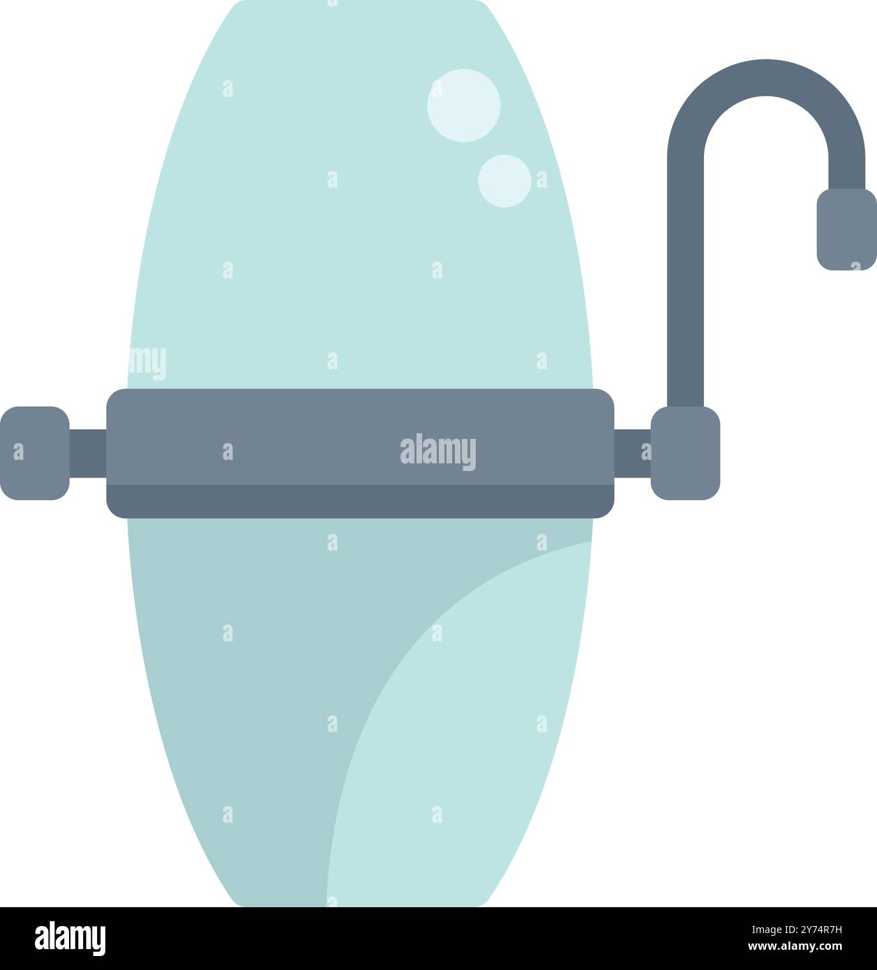 Water filter purifying tap water for drinking, removing impurities for ...