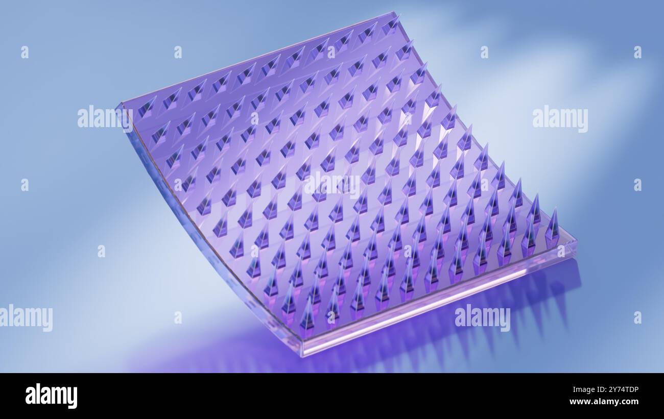 Flexible microneedle mrna vaccine patch hi-res stock photography and ...