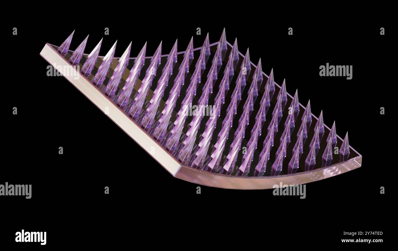 Flexible microneedle mrna vaccine patch hi-res stock photography and ...