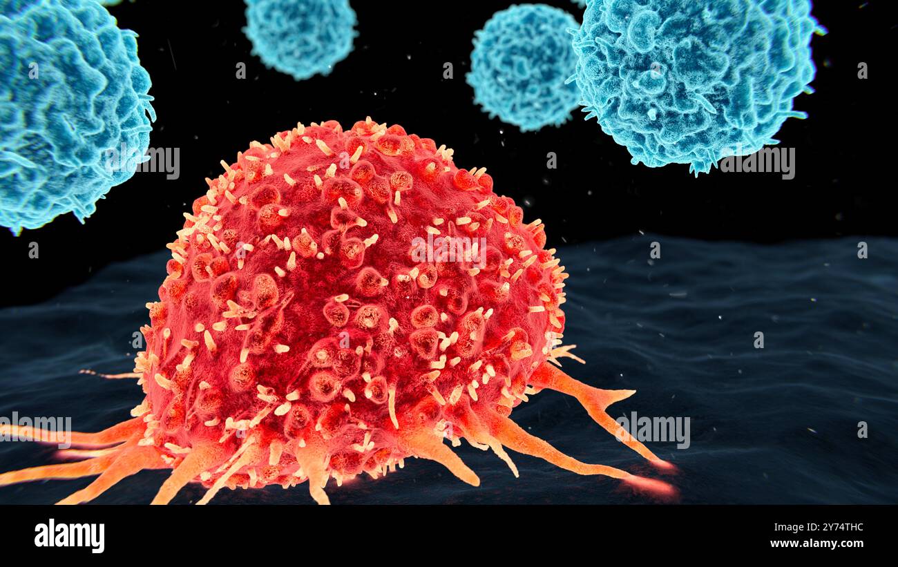 Illustration depicting tumour infiltrating lymphocyte (TIL) therapy for ...