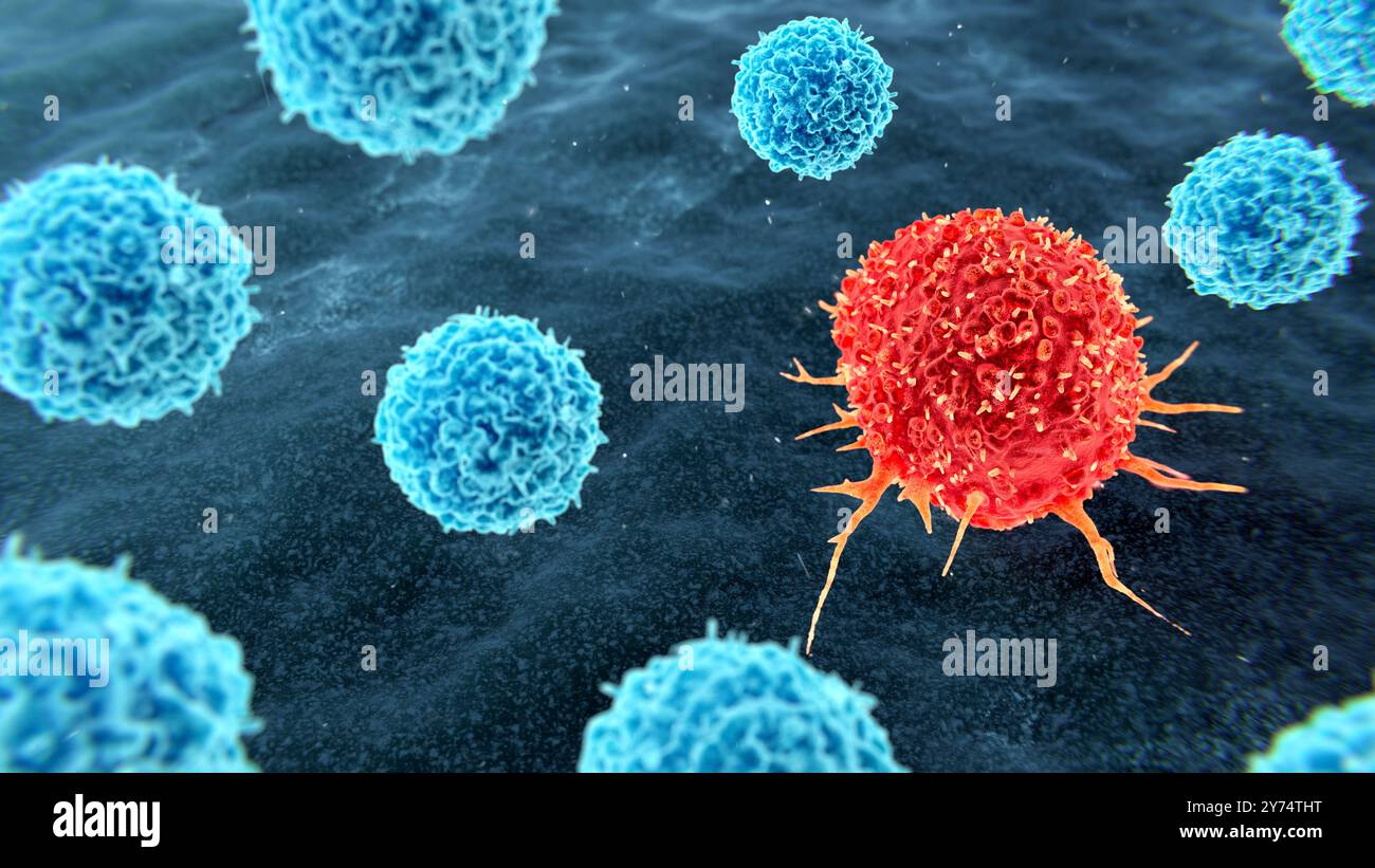 Illustration depicting tumour infiltrating lymphocyte (TIL) therapy for ...