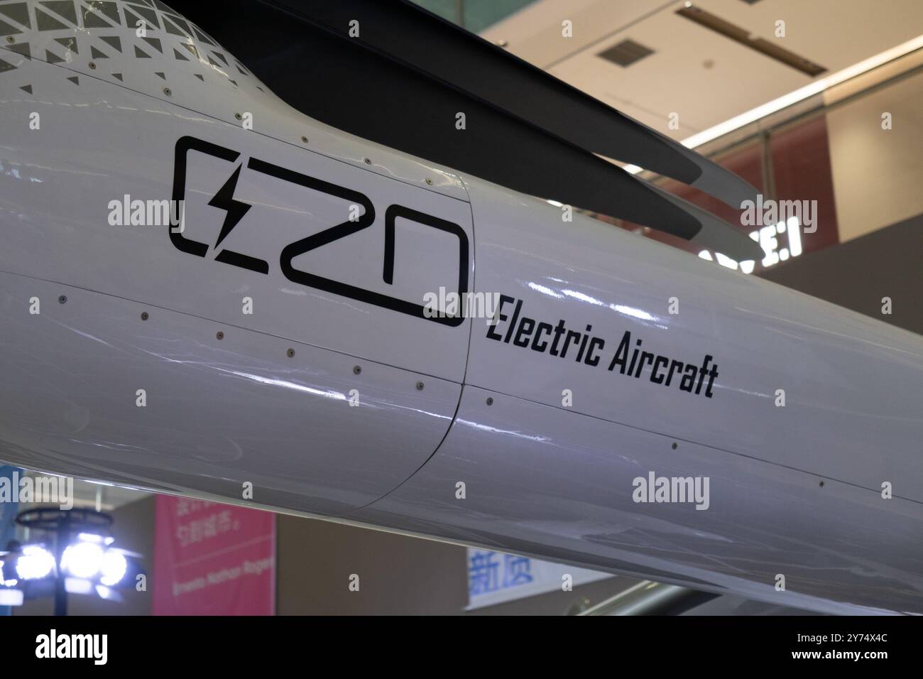 Shanghai, China. 28th Sep, 2024. SHANGHAI, CHINA - SEPTEMBER 27, 2024 - The electric vertical ...