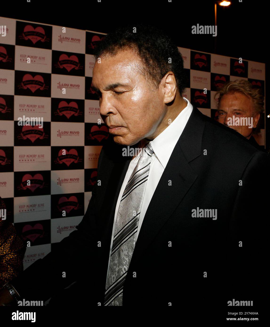 Muhammad Ali pictured at Keep Memory Alive's Power Of Love Gala at MGM ...