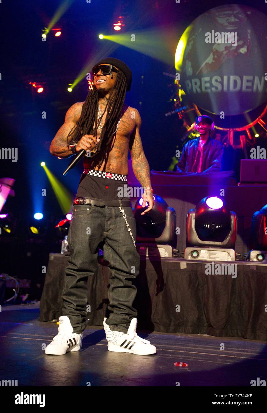 DRAKE performs with Lil' Wayne at The Joint at Hard Rock Hotel & Casino ...