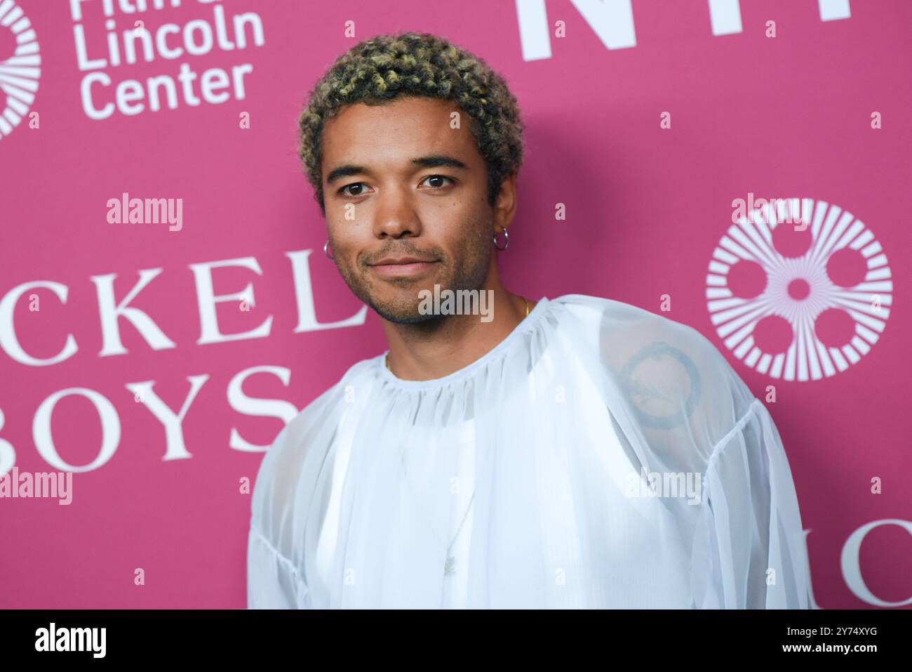 Brandon Wilson attending the Nickel Boys red carpet at the 62nd New ...