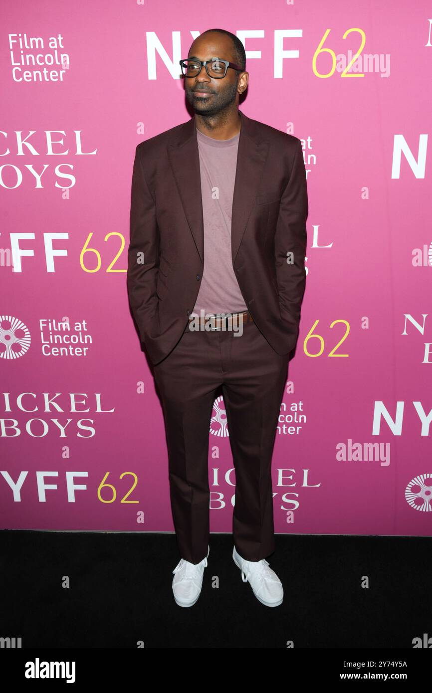 RaMell Ross attending the Nickel Boys red carpet at the 62nd New York ...