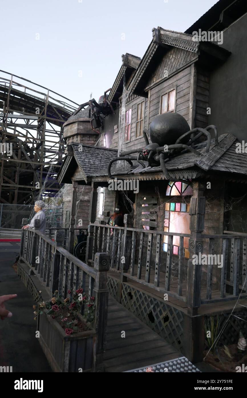 Buena Park, California, USA 19th September 2024 Widows Maze at Knotts ...