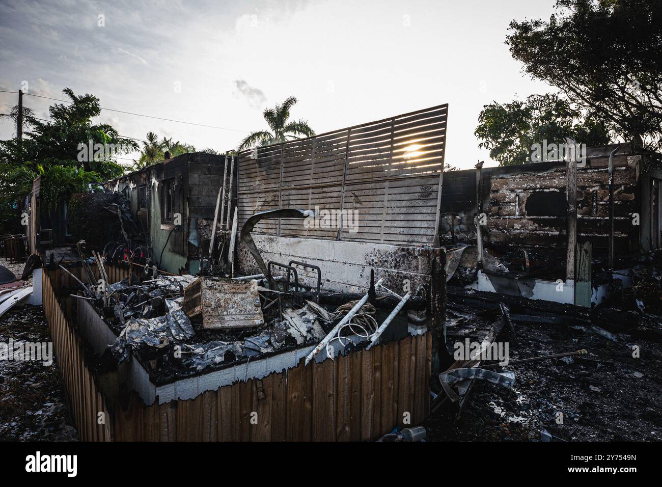 September 27, 2024, Treasure Island, Florida, USA: Due to the record ...