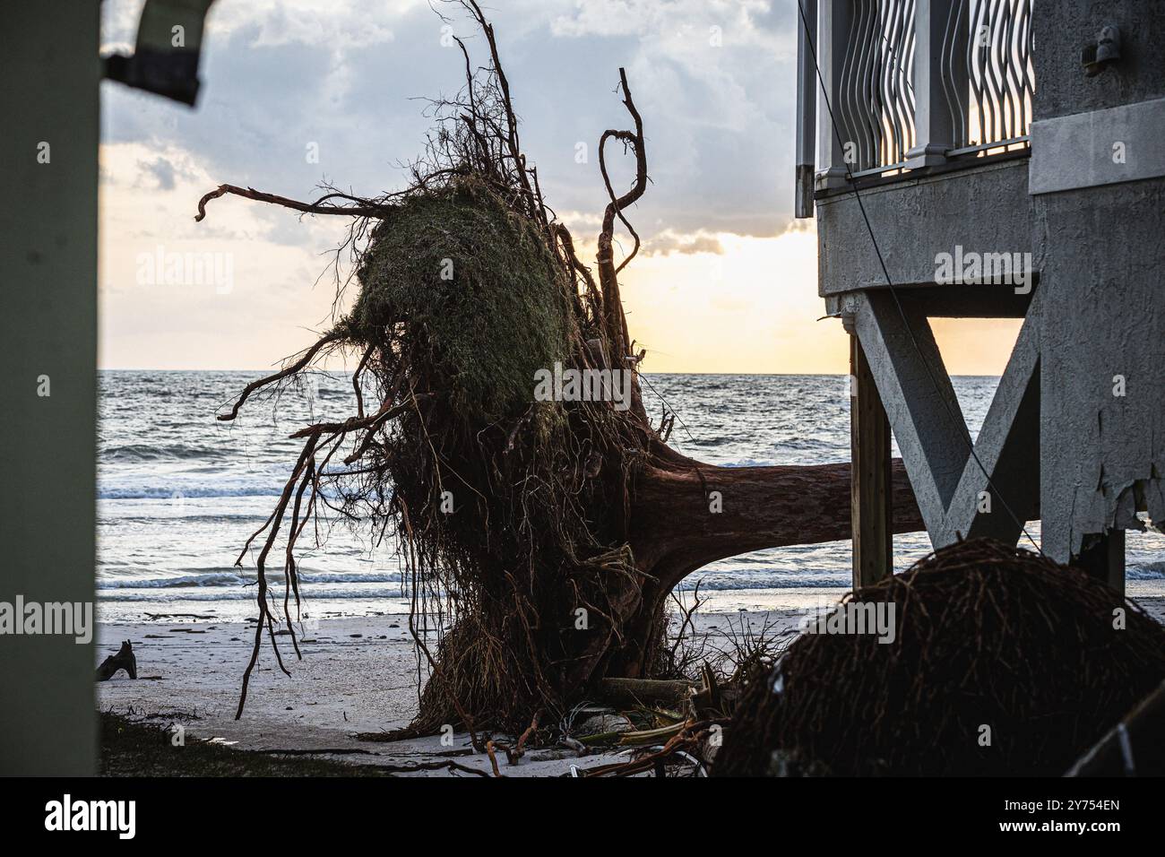 Hurricane helene 2024 damage hi-res stock photography and images - Alamy