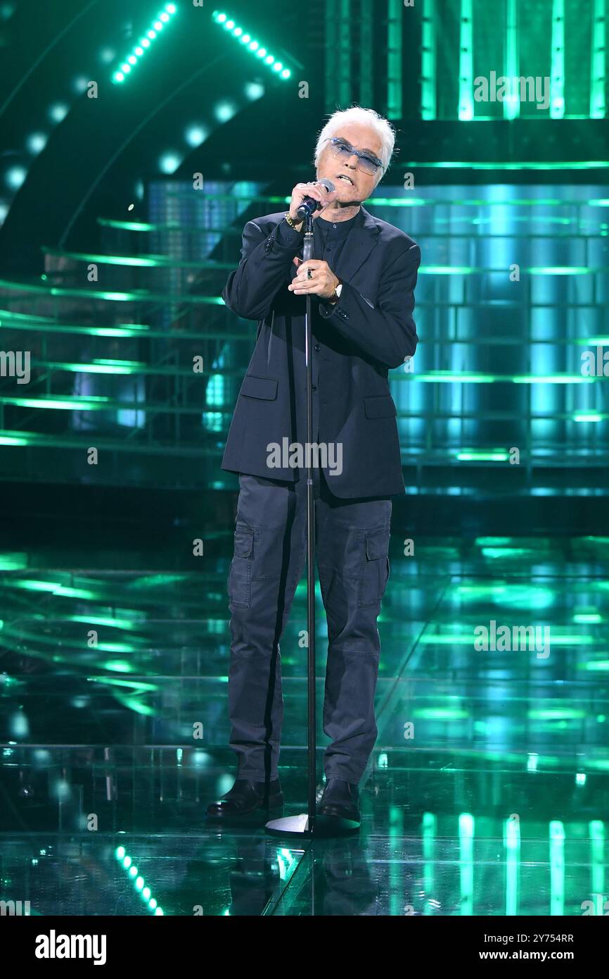 Rome: Rai Studios ex Dear. Tale e Quale broadcast. In the photo: Simone ...