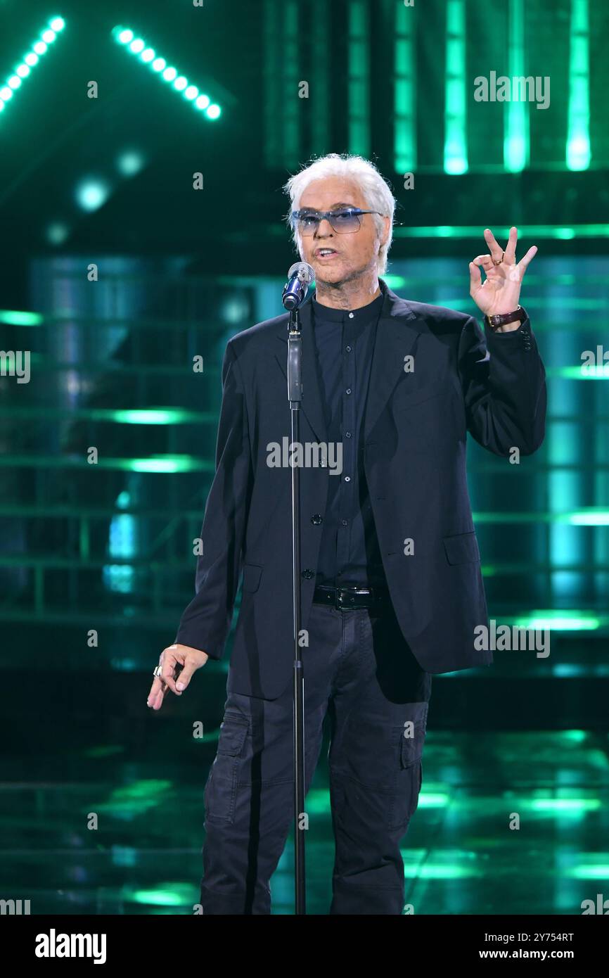 Rome: Rai Studios ex Dear. Tale e Quale broadcast. In the photo: Simone ...