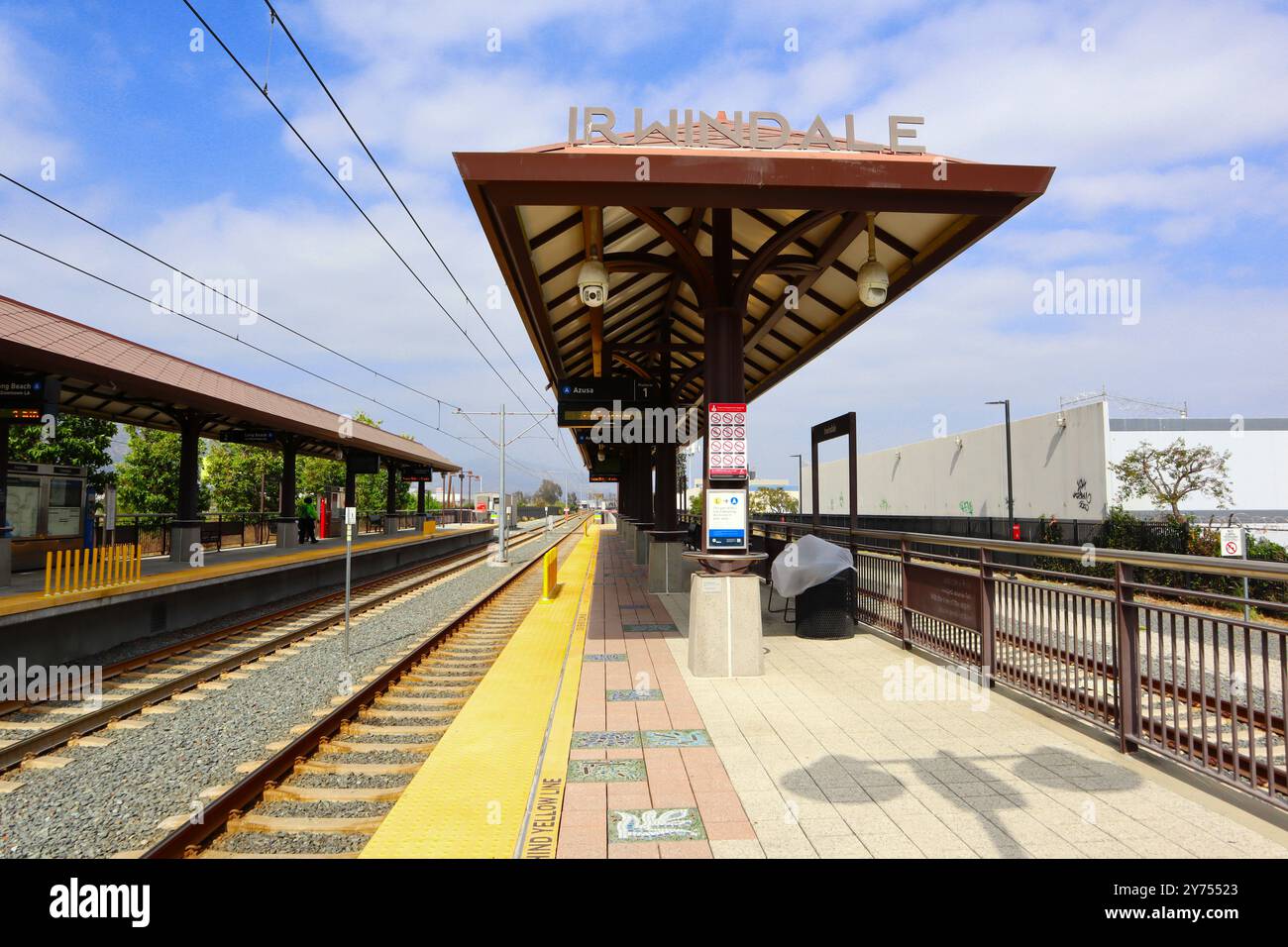 Irwindale (Los Angeles County), California: Irwindale Metro Rail A Line ...