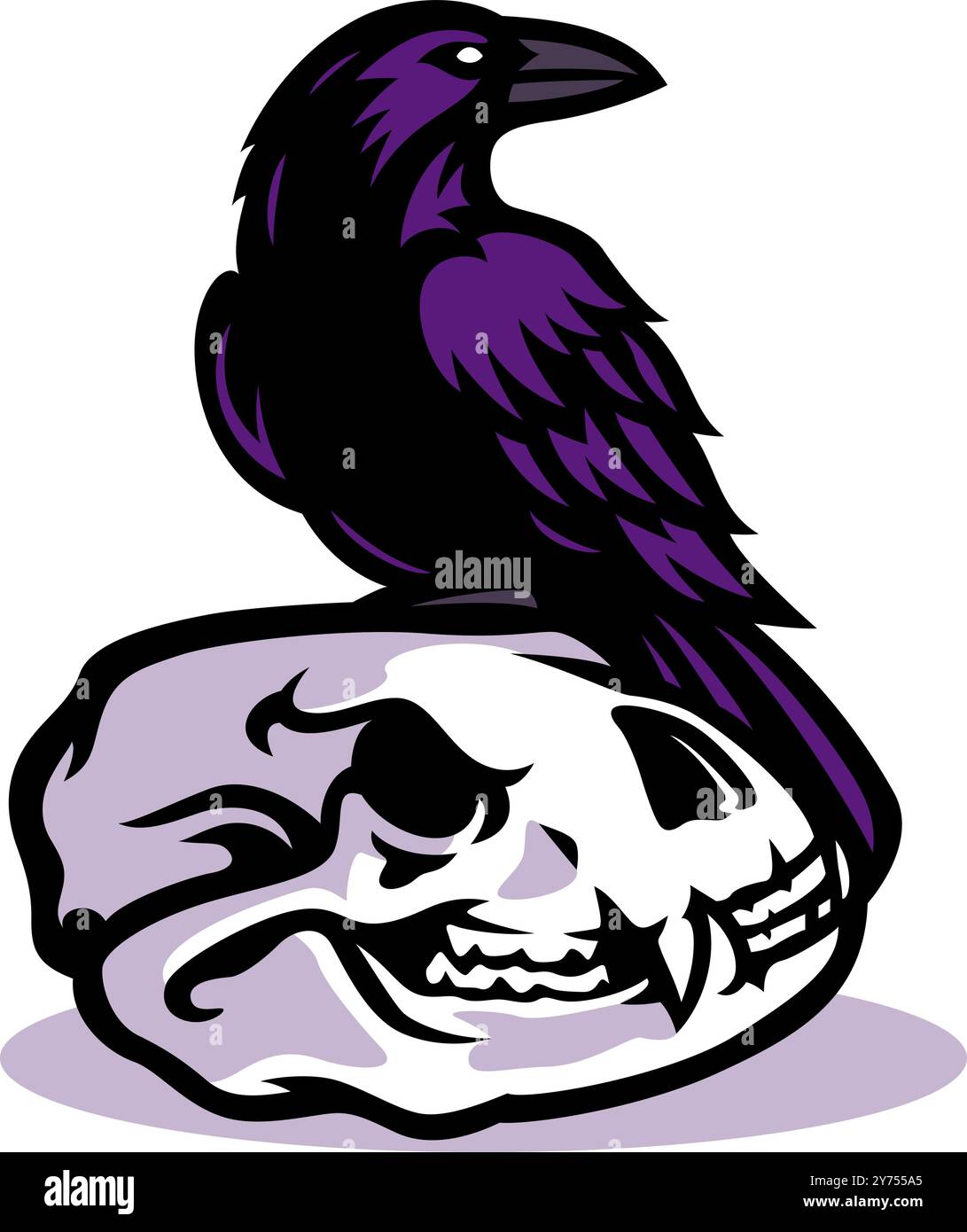 Death the raven hi-res stock photography and images - Alamy