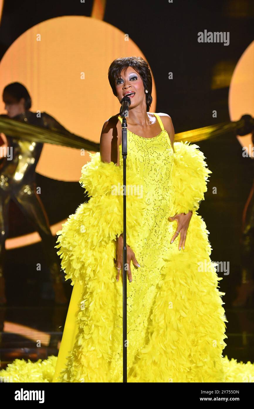 Rome: Rai Studios ex Dear. Tale e Quale broadcast. In the photo: Kelly ...