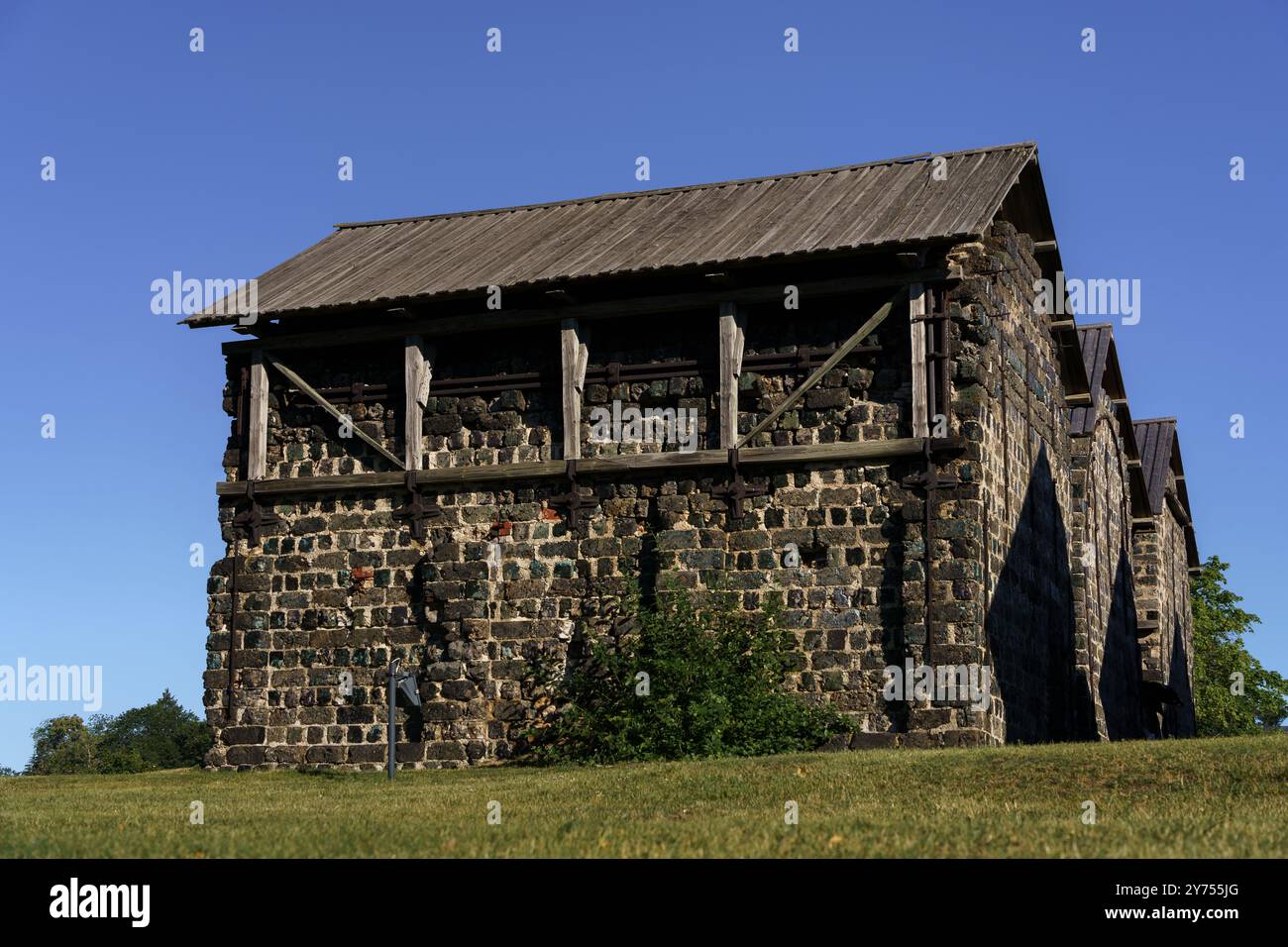 Historic charcoal ovens at Taalintehdas (Dalsbruk) in Finland Stock ...