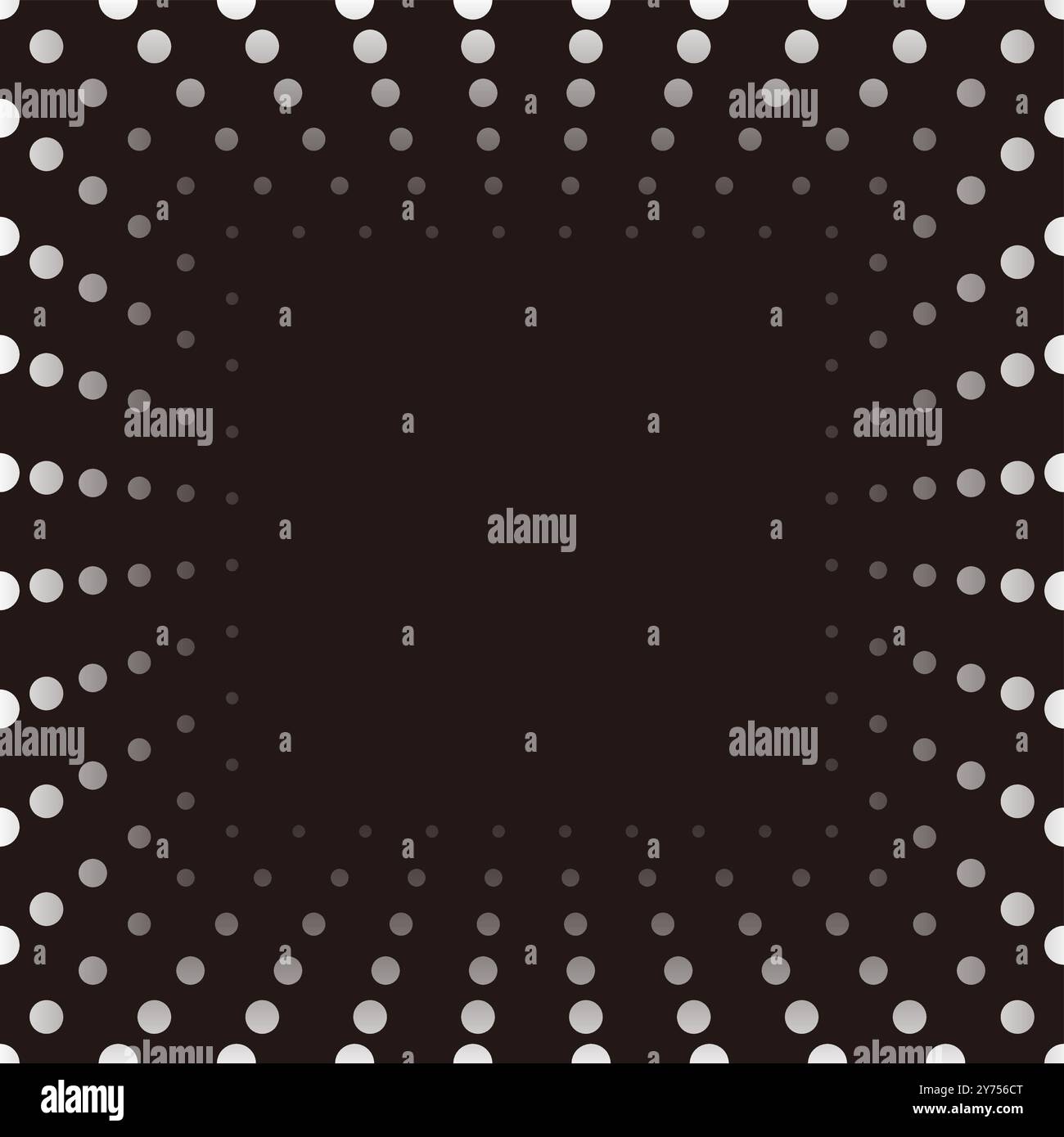 Vector Seamless Frame And Background Illustration With Abstract Dot Patterns And Text Space ...