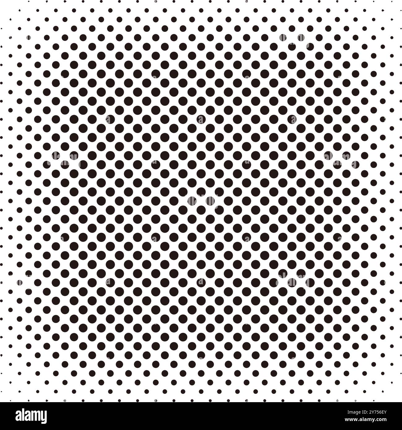 Vector Square Monochrome Halftone Texture Isolated On A White Background Stock Vector Image