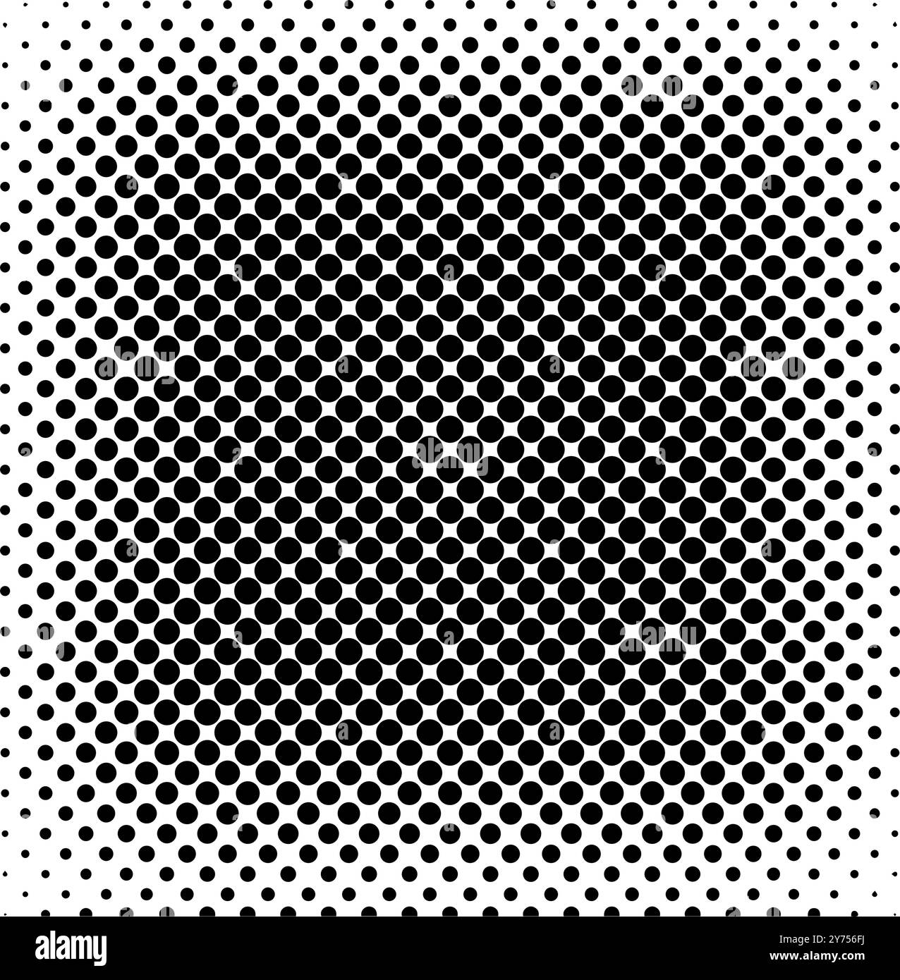 Vector Square Monochrome Halftone Texture Isolated On A White Background Stock Vector Image