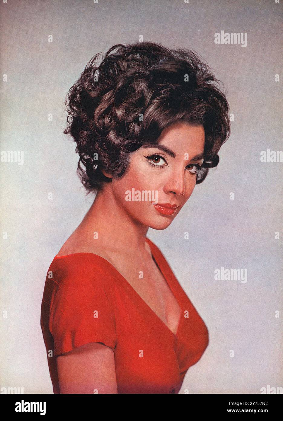 1961 publicity photo of Israeli-American actress Ziva Rodann Stock ...