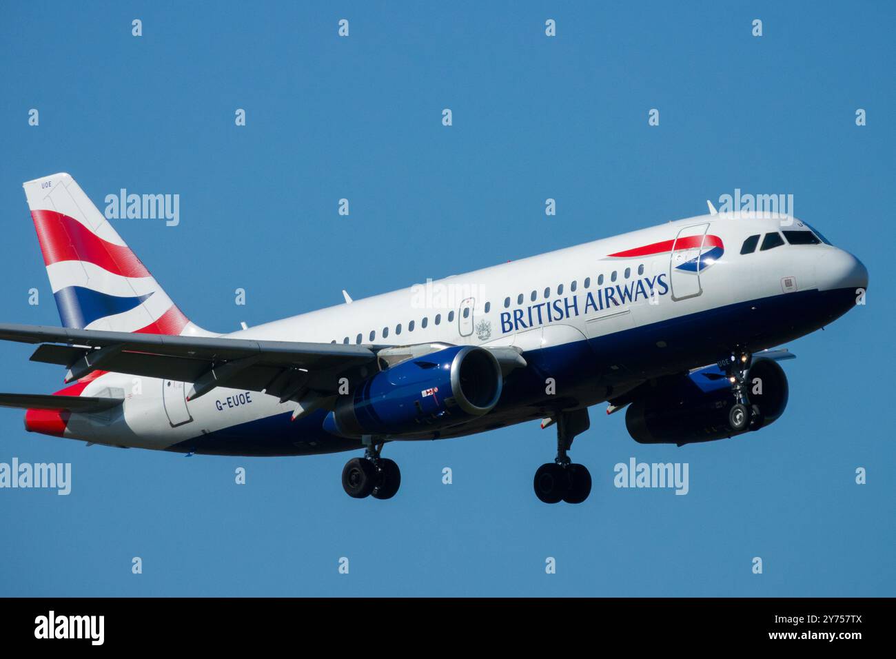Aviation Company British Airways plane landing Airbus A319 Airways ...