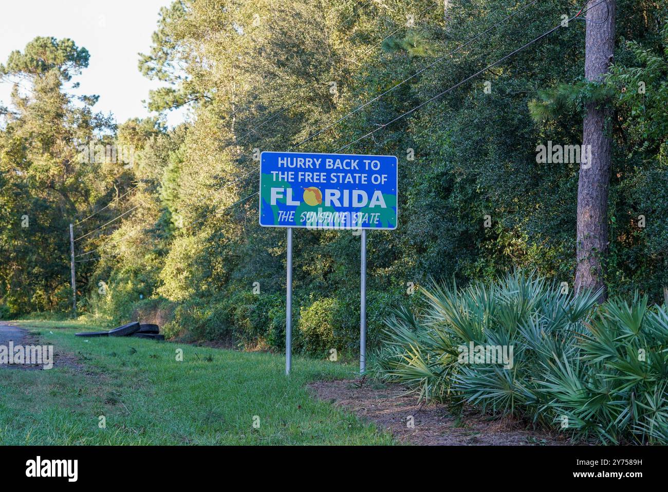 Damage from Hurricane Helene is seen on September 27, 2024 at the ...
