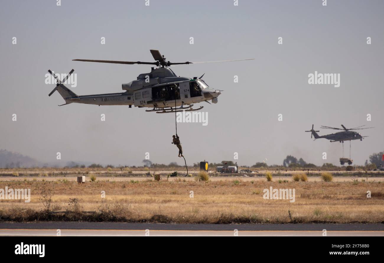 A U.S. Marine with 1st Marine Division, I Marine Expeditionary Force ...