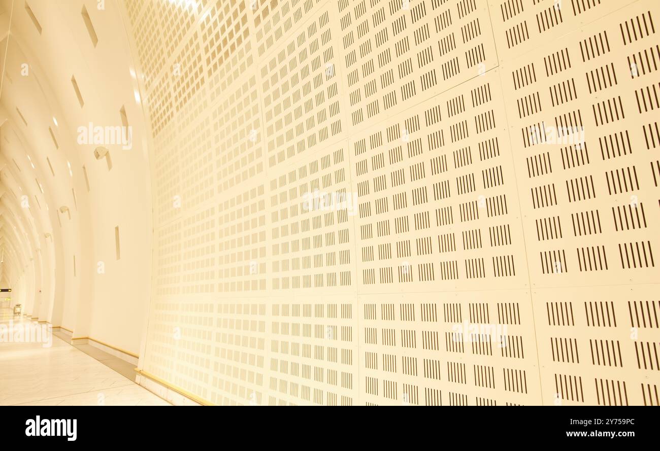 Airport terminal, architecture and lobby for travel gate, flight ...