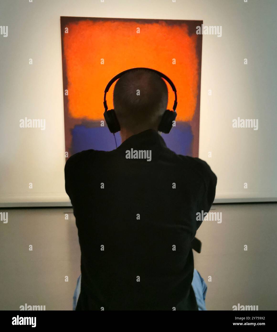 PARIS (75) 16TH ARRONDISSEMENT. MARK ROTHKO EXHIBITION AT THE LOUIS ...