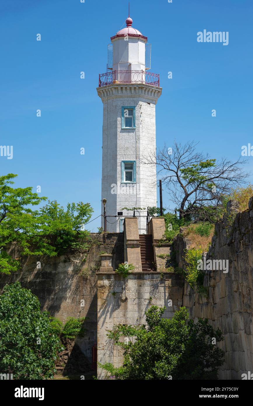 The old White lighthouse is the southernmost lighthouse in Russia ...