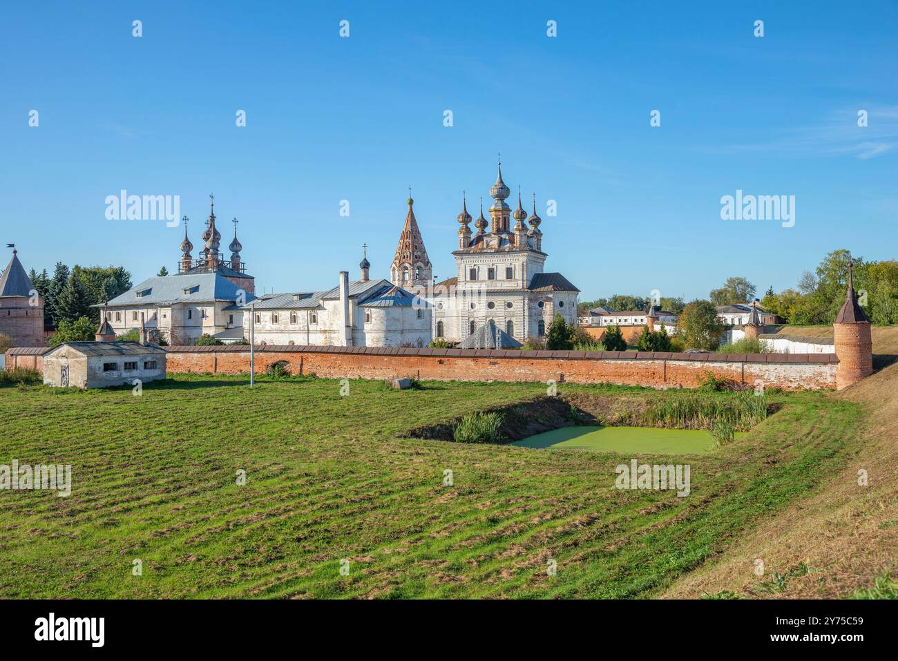 The ancient Mikhailo-Arkhangelsky Yurievsky Monastery. Yuriev-Polsky ...